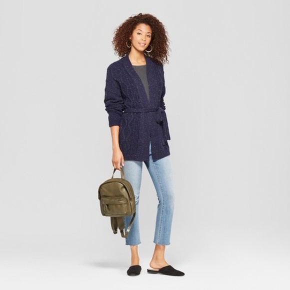 Universal Thread | Sweaters | New Universal Thread Navy Wrap Cardigan ...